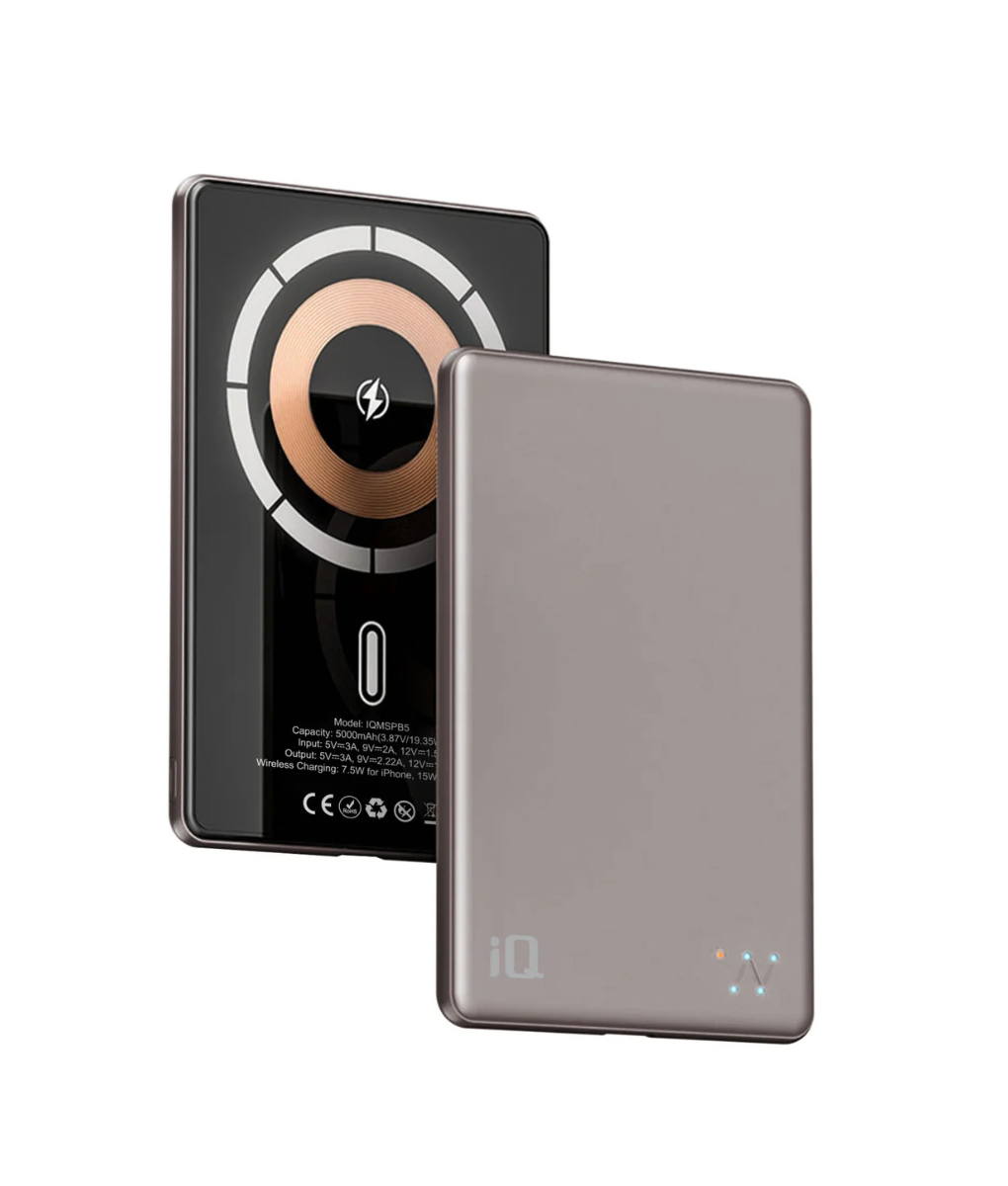 iQ Super Slim MagSafe Power Bank 5000mAh | Bolt Mobile