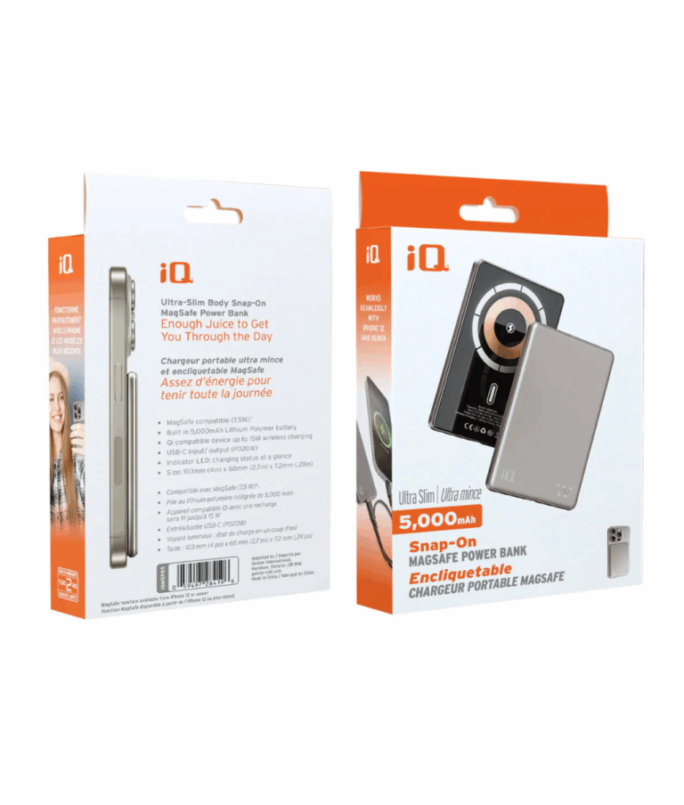 iQ Super Slim MagSafe Power Bank 5000mAh | Bolt Mobile